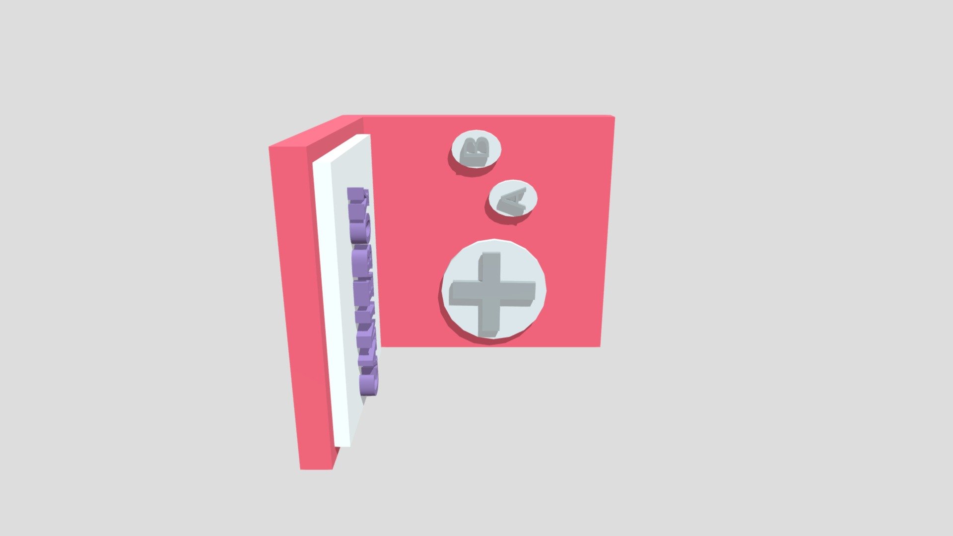 GBA sp - Download Free 3D model by kinv7 [2cbce7d] - Sketchfab