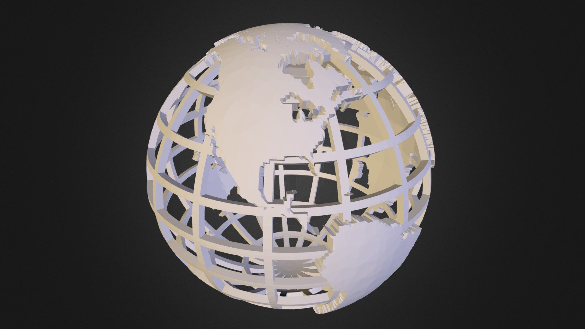 Globe - 3D model by jeffkyjin [2cbdcc3] - Sketchfab