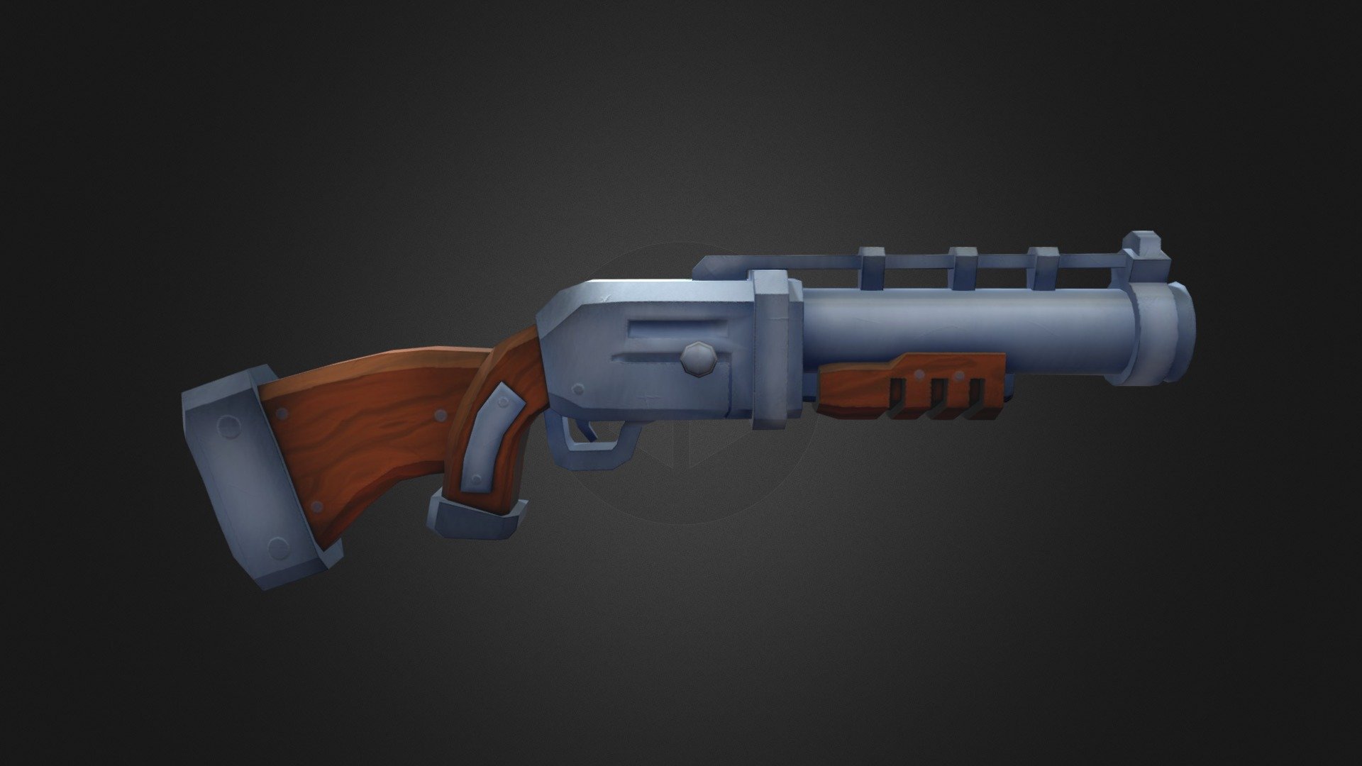 Low-Poly Stylized Shotgun - 3D model by stefan (@stefanhagewoud ...