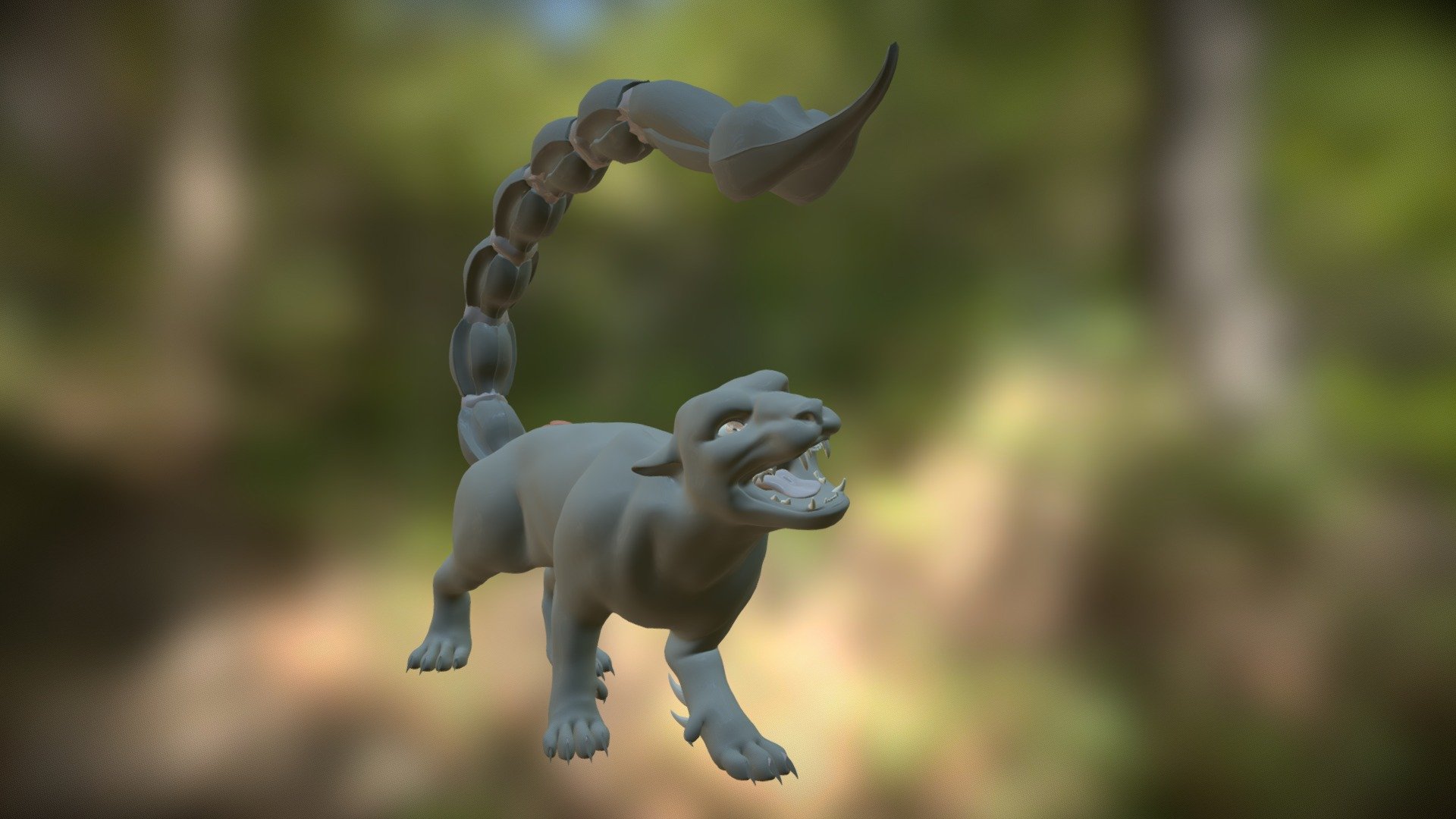 Manticore Model & Rig: Empress - 3D model by bahr3dcg [2cbe47b] - Sketchfab