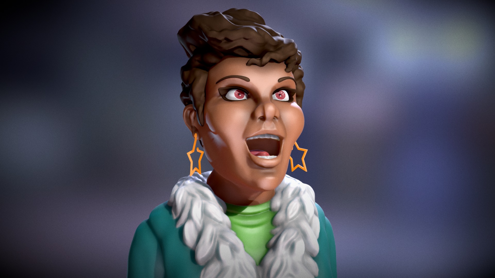 SculptJanuary19 Day02: Mood - Delight - Download Free 3D model by Keith ...