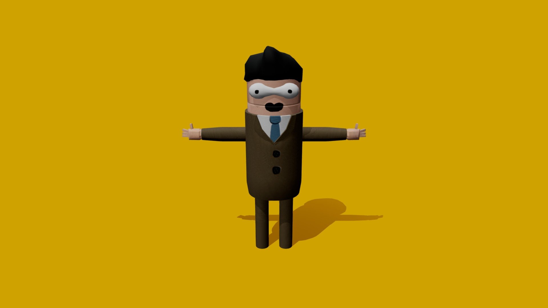 policarpo_rigged - 3D model by Maximiliano Muñoz (@mmunoz99) [2cc08a8 ...