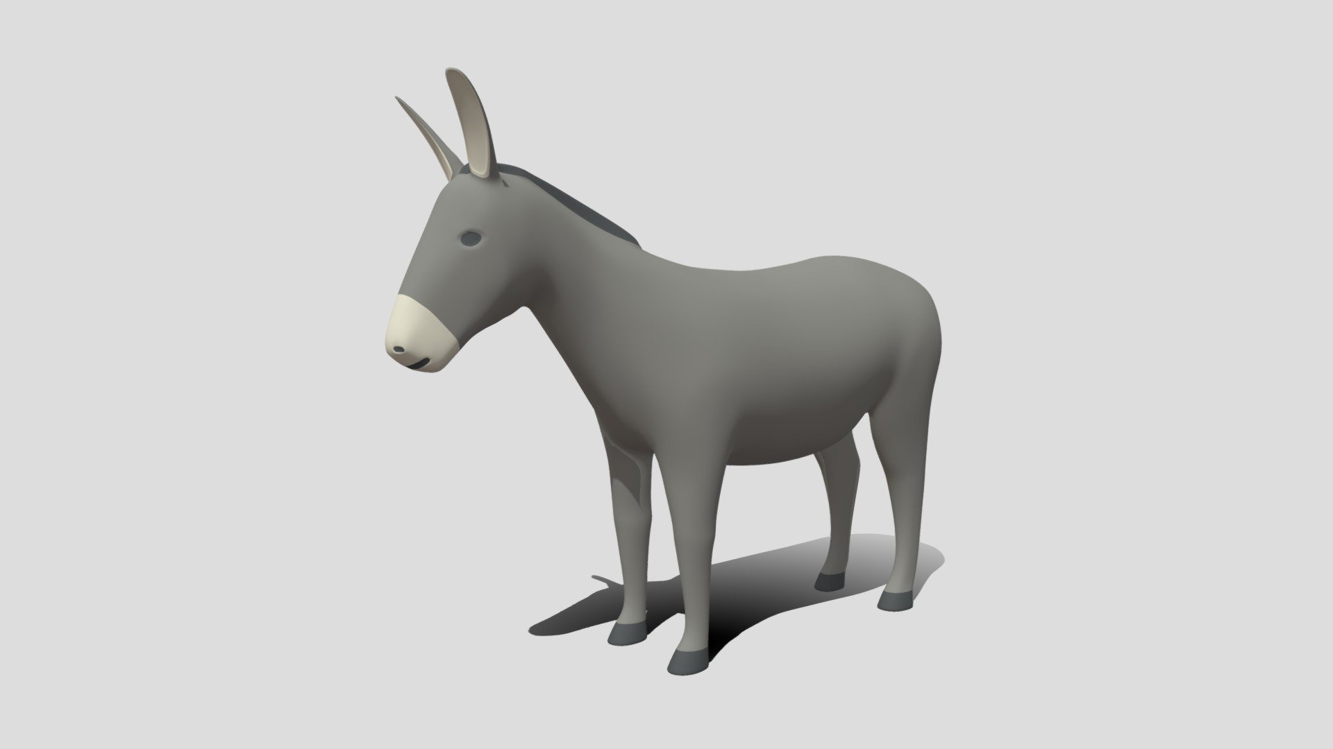 Cartoon Donkey - Buy Royalty Free 3D model by chroma3d (@vendol21 ...
