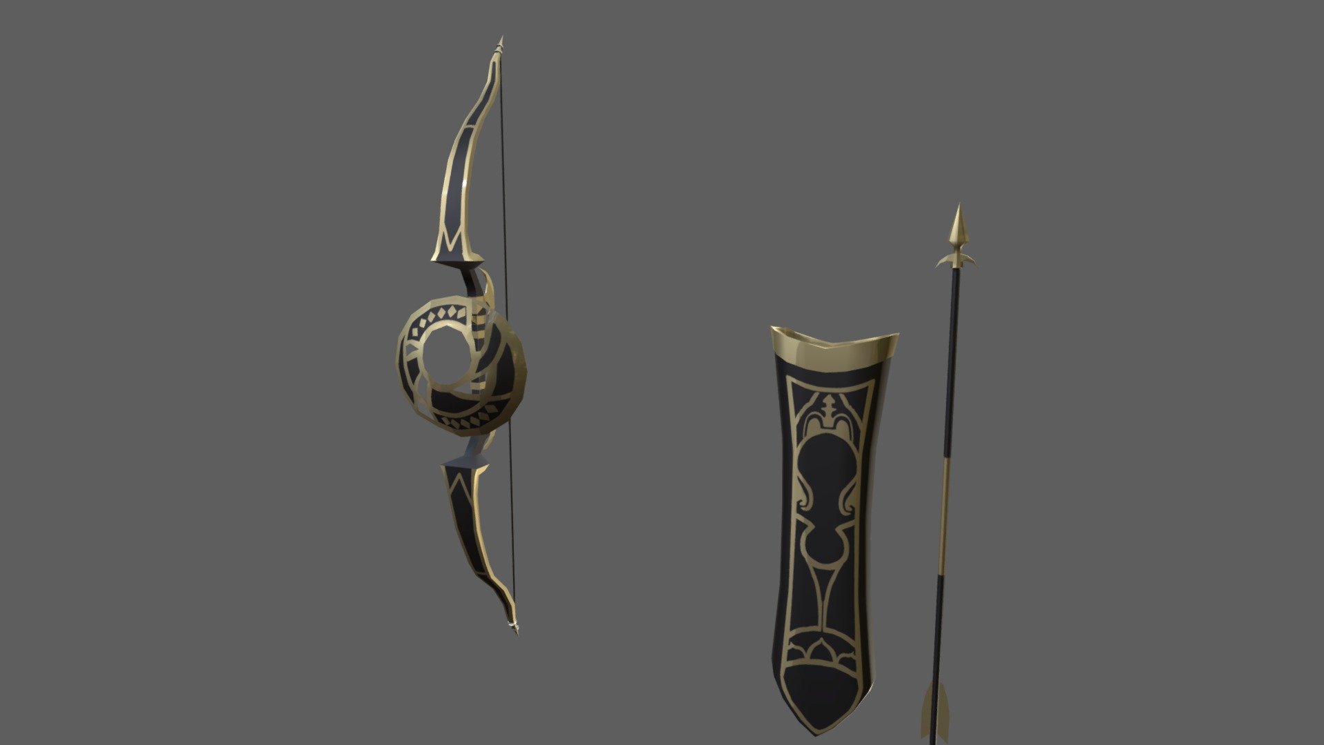 LUNA BOW (Fire Eblem) - 3D model by JPDan [2cc1d02] - Sketchfab