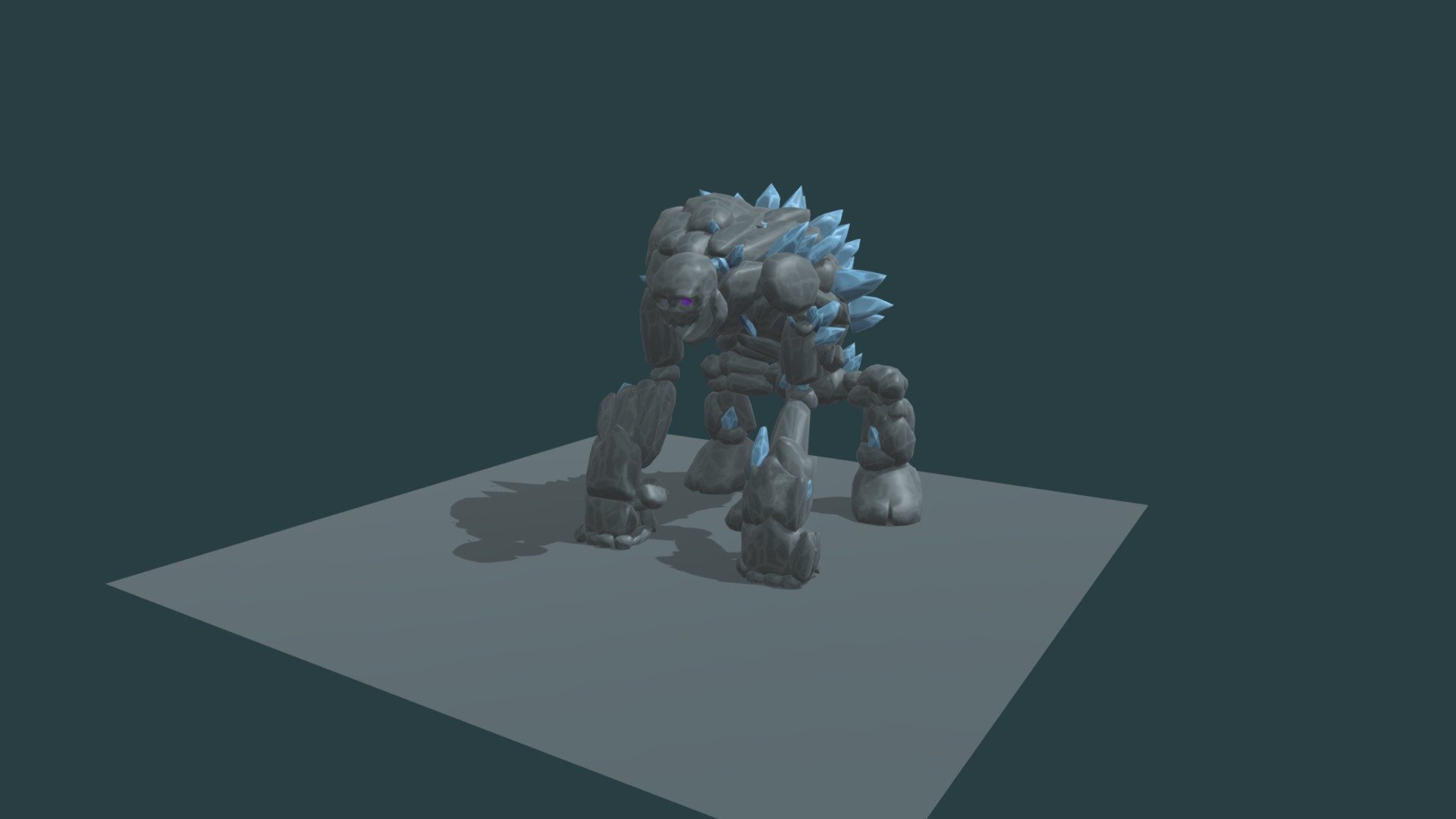 Rock Monster - 3D model by Ray Avid Lebon (@avidlebon) [2cc453c ...