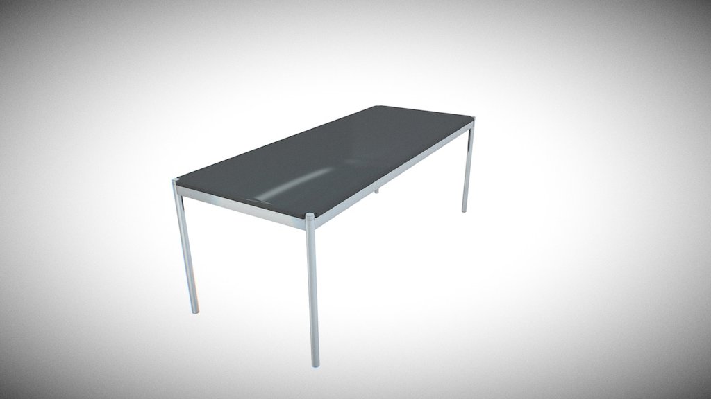 Corona Table 200x80-black - 3D model by denkain [2cc59bb] - Sketchfab