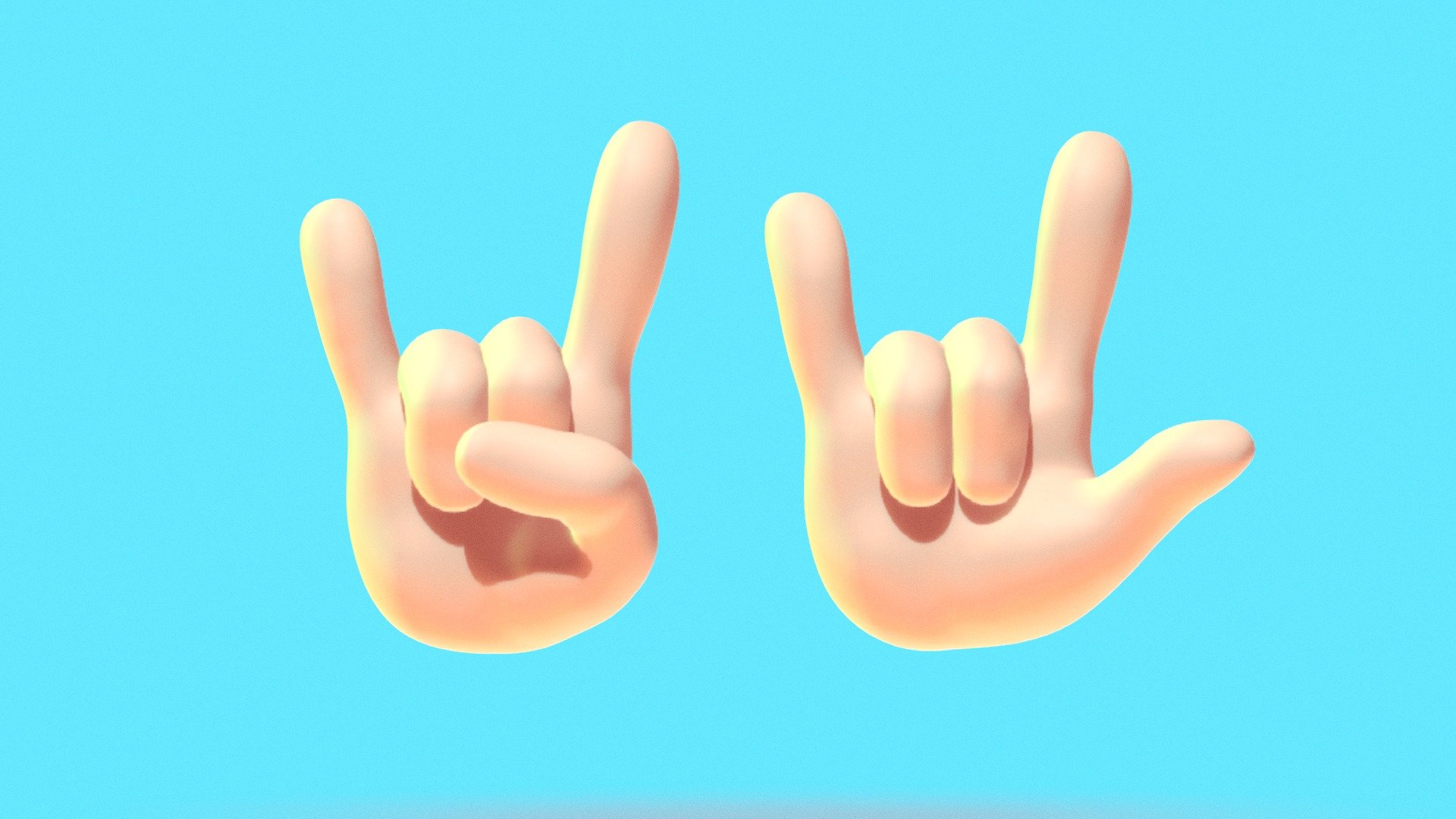Sign of the Horns - Buy Royalty Free 3D model by CzernO (@czernobog ...
