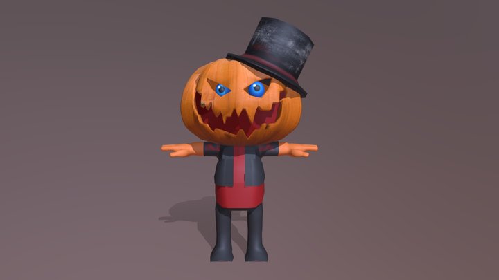 Pumpkin-head 3D models - Sketchfab