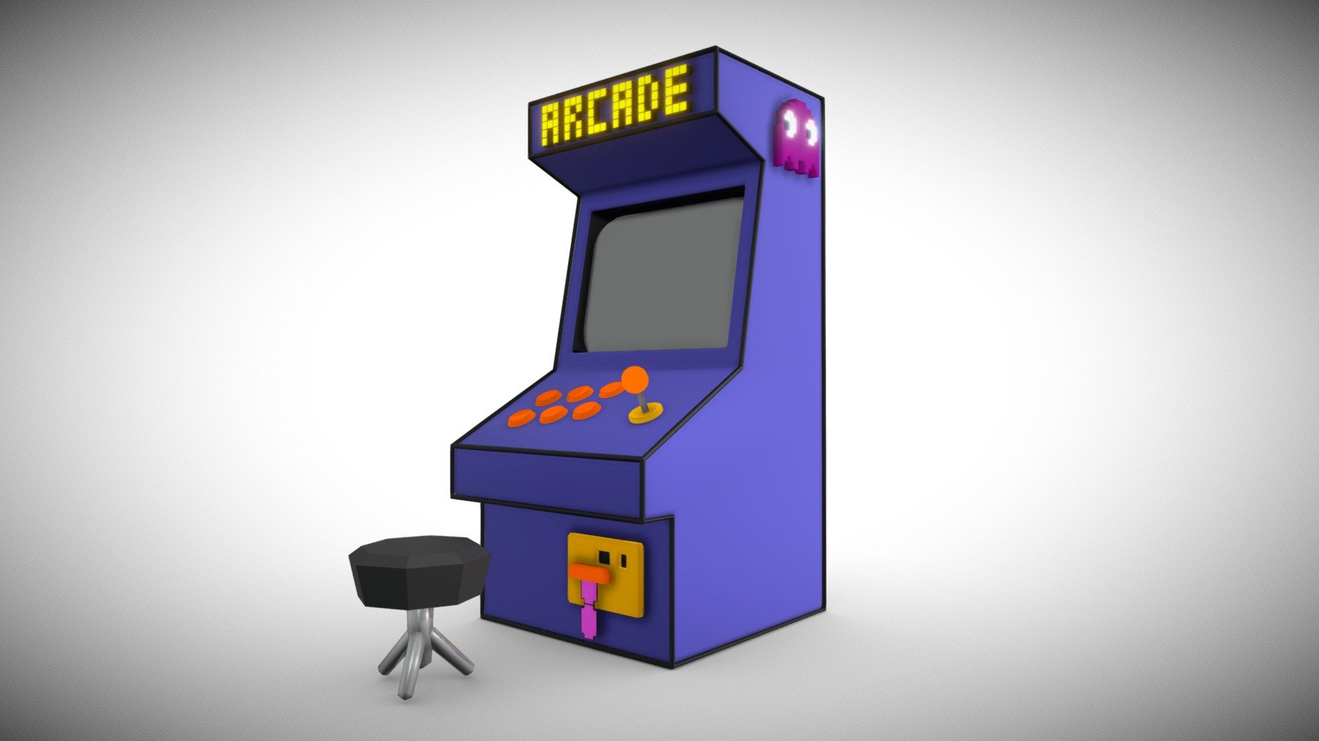 Low Poly Cartoon Arcade - Buy Royalty Free 3D model by Toon Goo ...