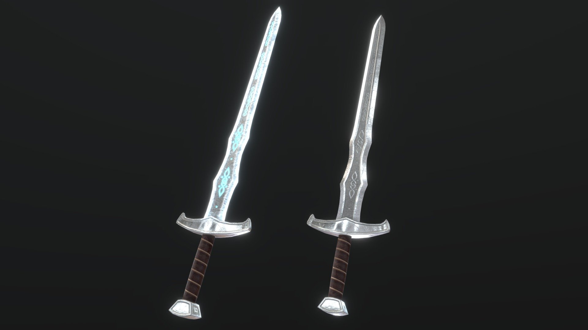 Magic Ice Sword - Buy Royalty Free 3D model by Anskar [2cc8f9a ...