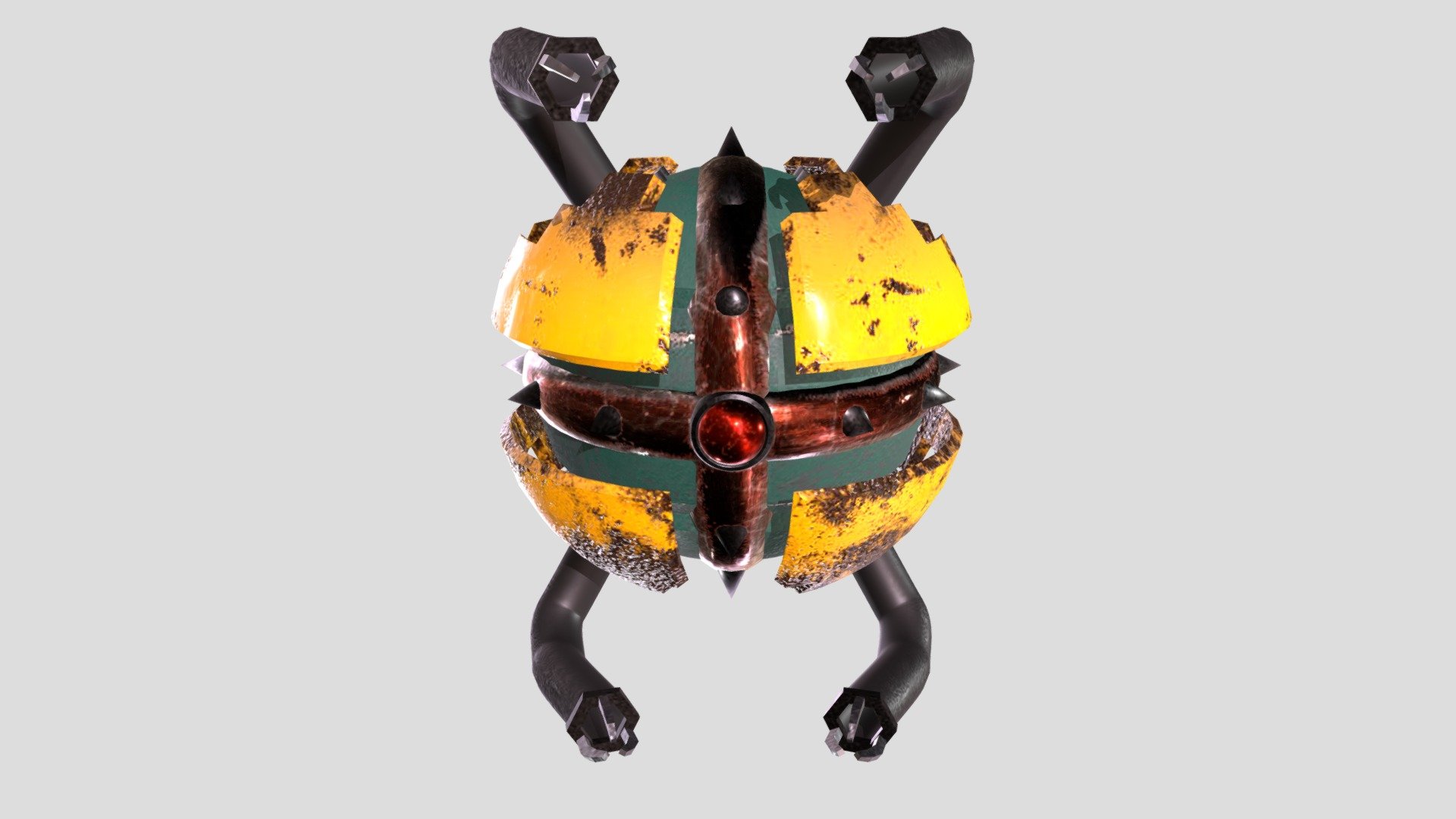 Garbage Bot - 3D model by KodaWowo [2cc8ff8] - Sketchfab