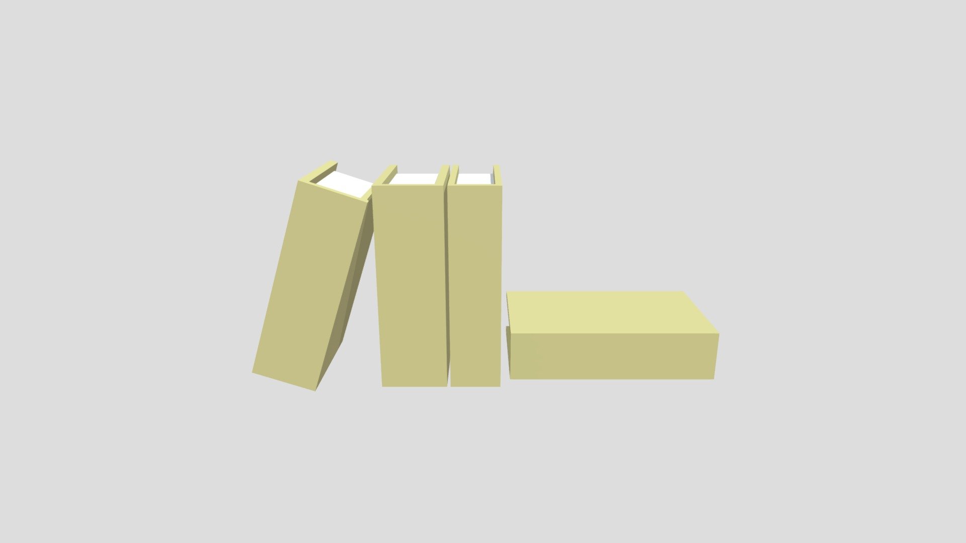 Books - Download Free 3D model by a108330005 [2cc9057] - Sketchfab