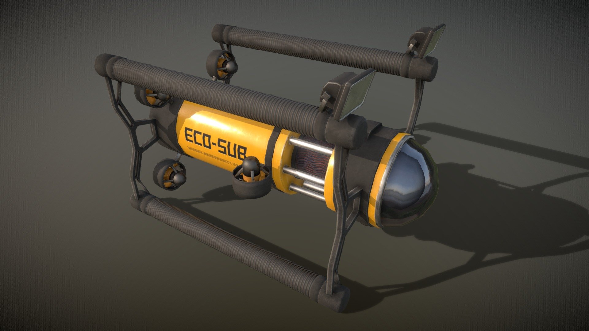 Submarine Rover - LowPoly - Download Free 3D model by Veeds (@veeds3d ...