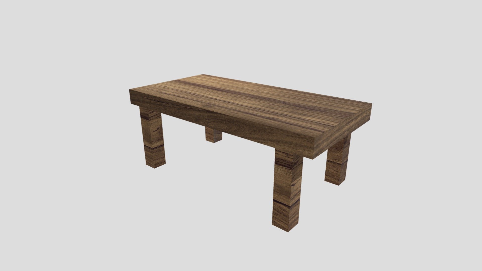 Wooden Table_Game Ready - Download Free 3D model by za23hin [2ccfea1 ...