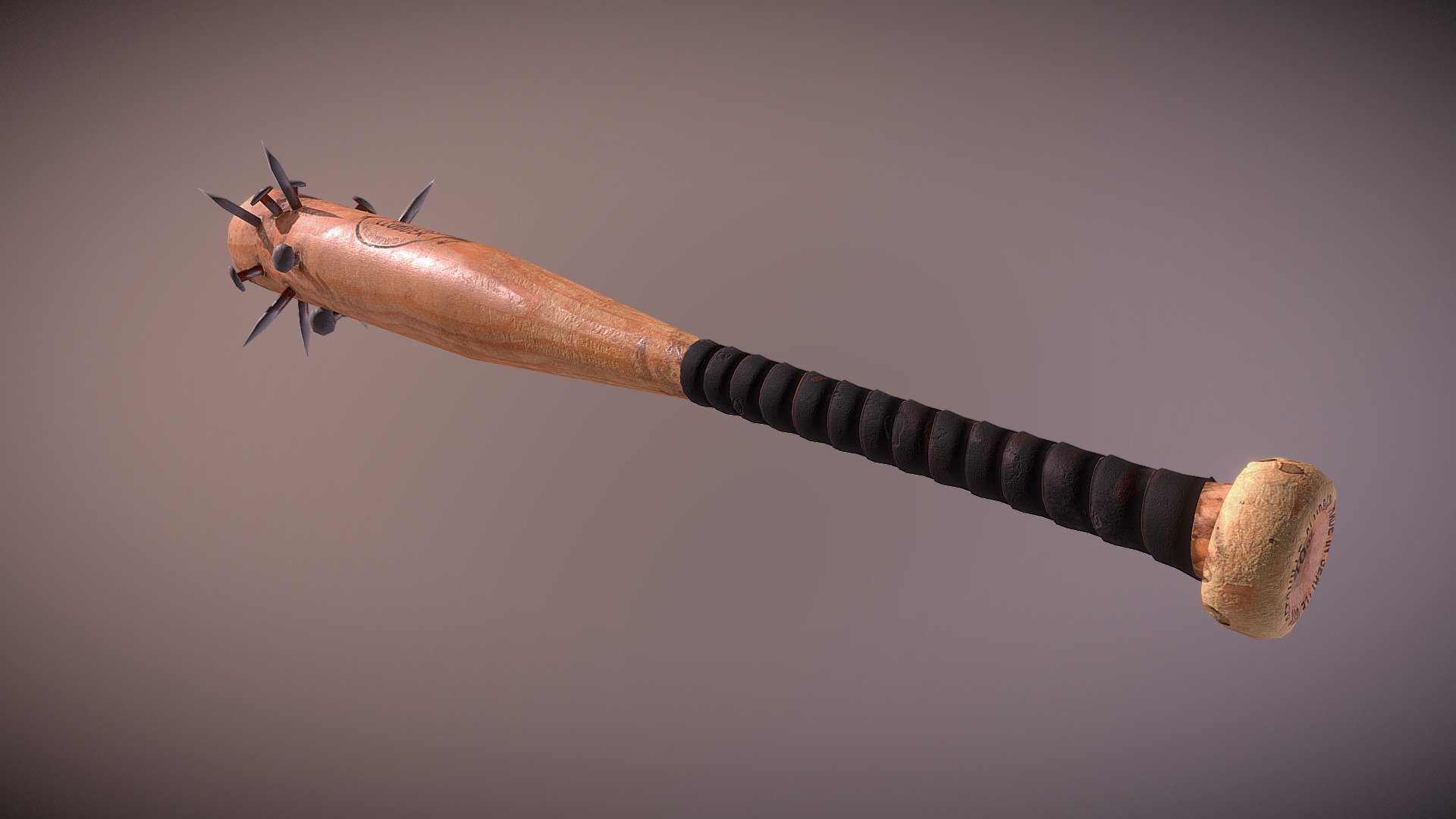 Spiked Bat - Buy Royalty Free 3D model by David DeTogni (@daviddetogni ...