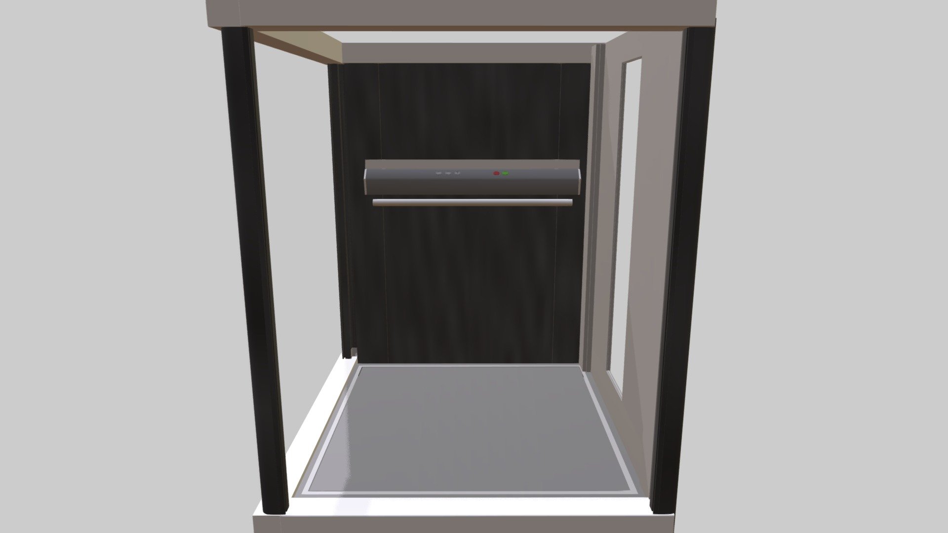 DomoFlex Finishing Panel (RITA - Dark Grey) - 3D model by ...