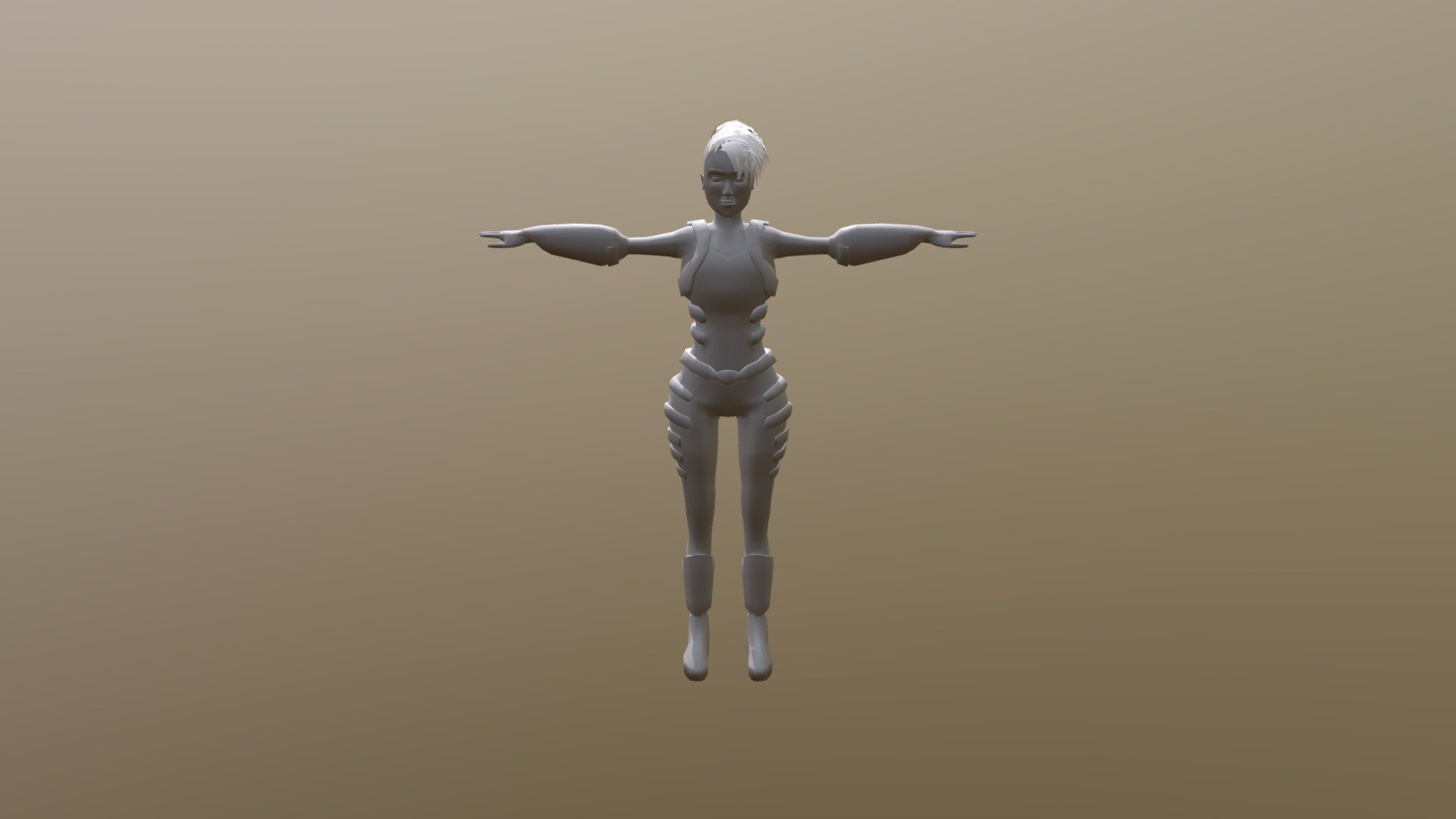GIRL - 3D model by ToniJu [2cd1cf2] - Sketchfab