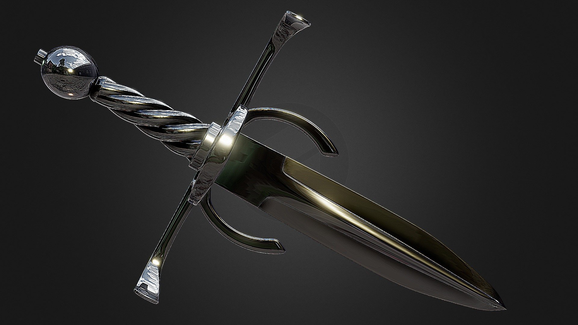 Dagger 180 - 3D model by the Georgeous (@thegeorgeous) [2cd2a39 ...