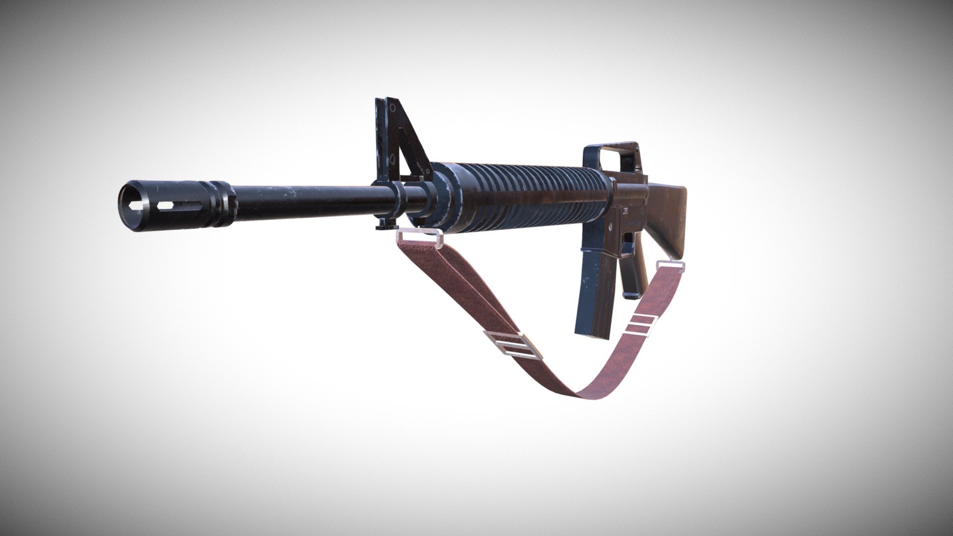 M16 rifle Weapon - 3D model by Alexandre Correia (@Alexouman) [2cd38a9 ...