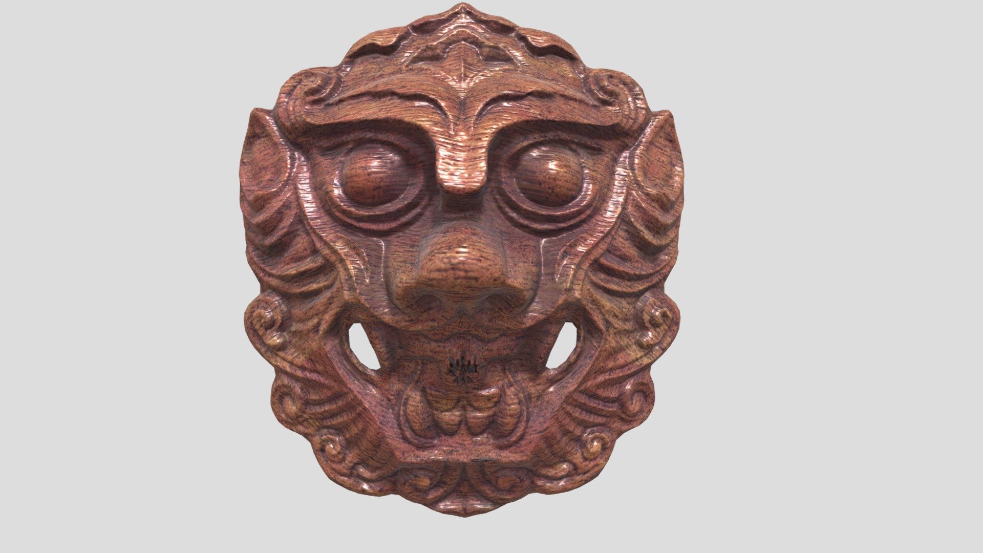 귀면2 korean devil mask - Download Free 3D model by mingizz0011 [2cd51ac ...
