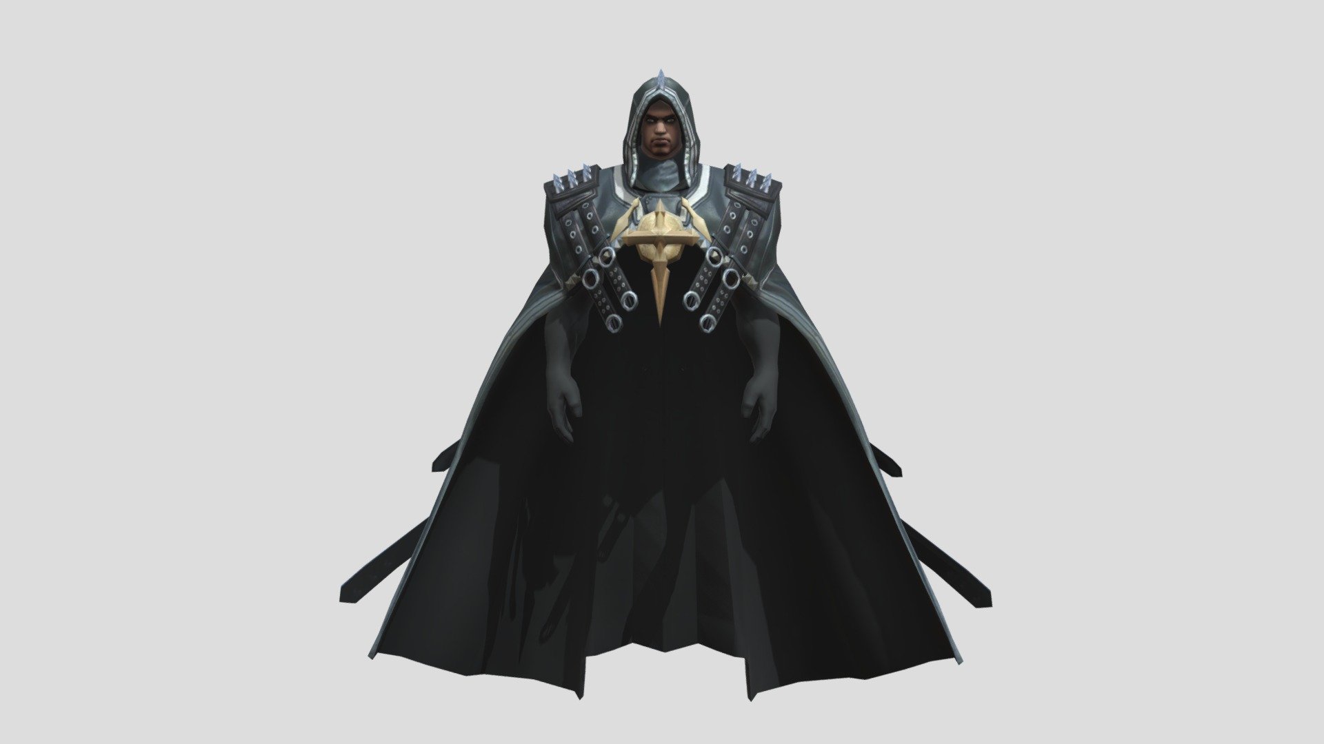 Cloak(Textured)(Rigged) - Download Free 3D model by 3D MODELS ...