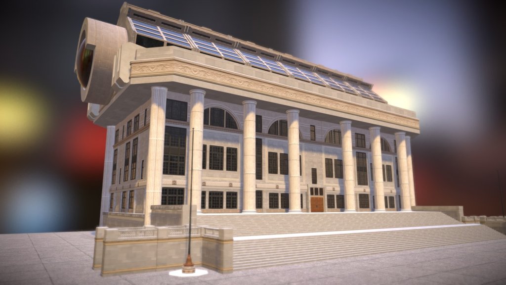 Government Building - 3D model by KloWorks [2cd5575] - Sketchfab