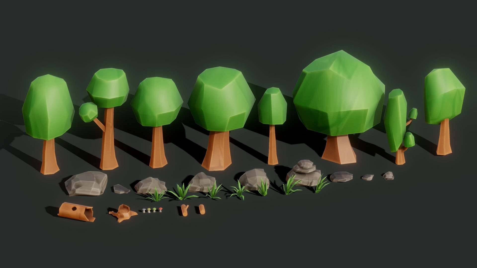 Tree Forest - Buy Royalty Free 3D model by zames1992 [2cd5950 ...