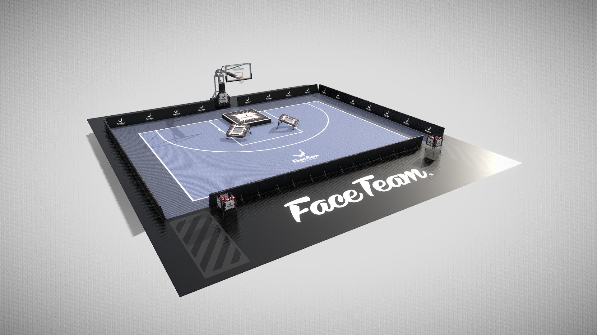 Fiba 3x3 Stage #2 - 3D model by Face Team (@faceteam) [2cd642c] - Sketchfab
