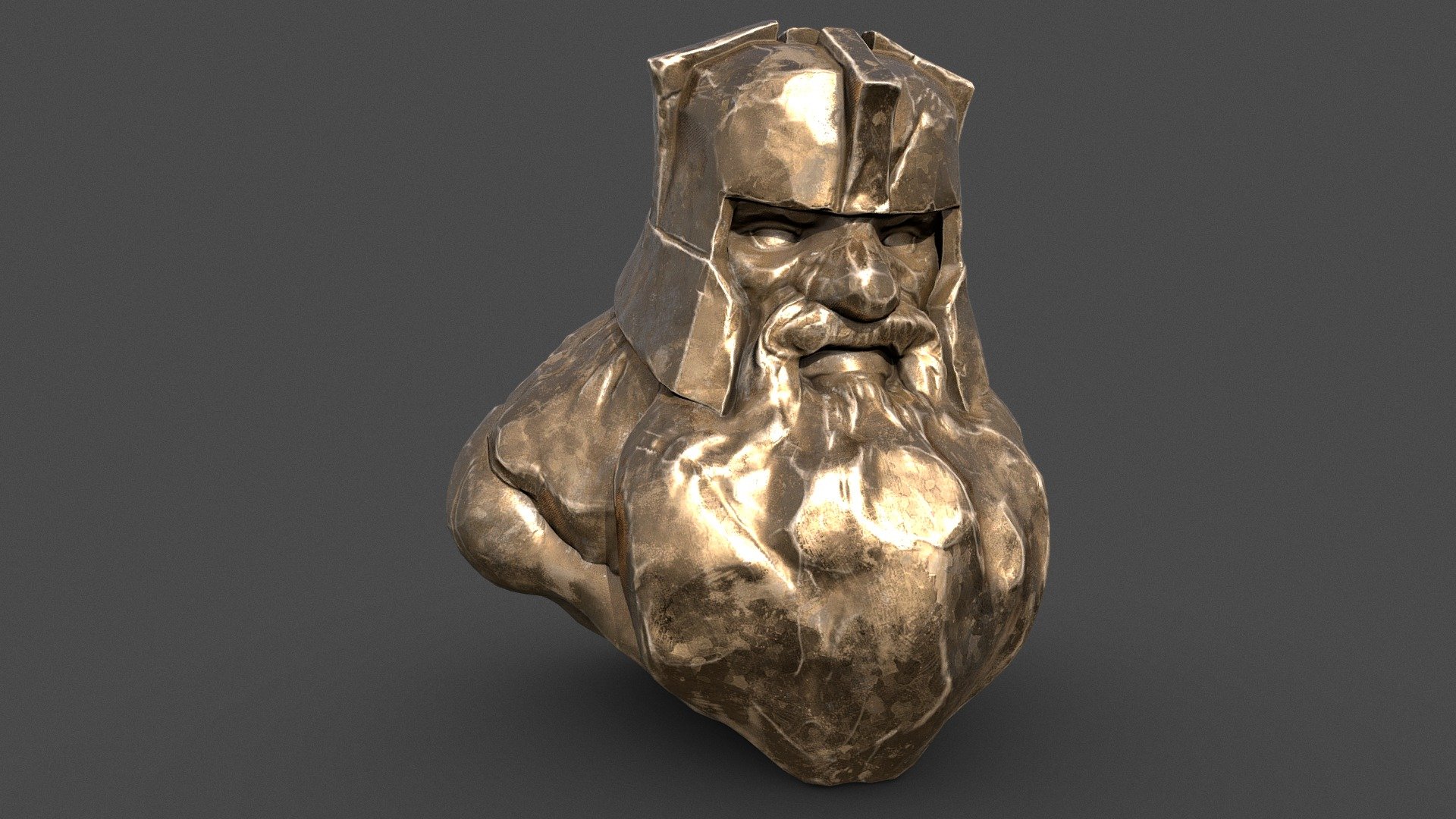 Dwarf Statue - 3D model by Spartwoo_3D_ARTIST [2cd89f9] - Sketchfab