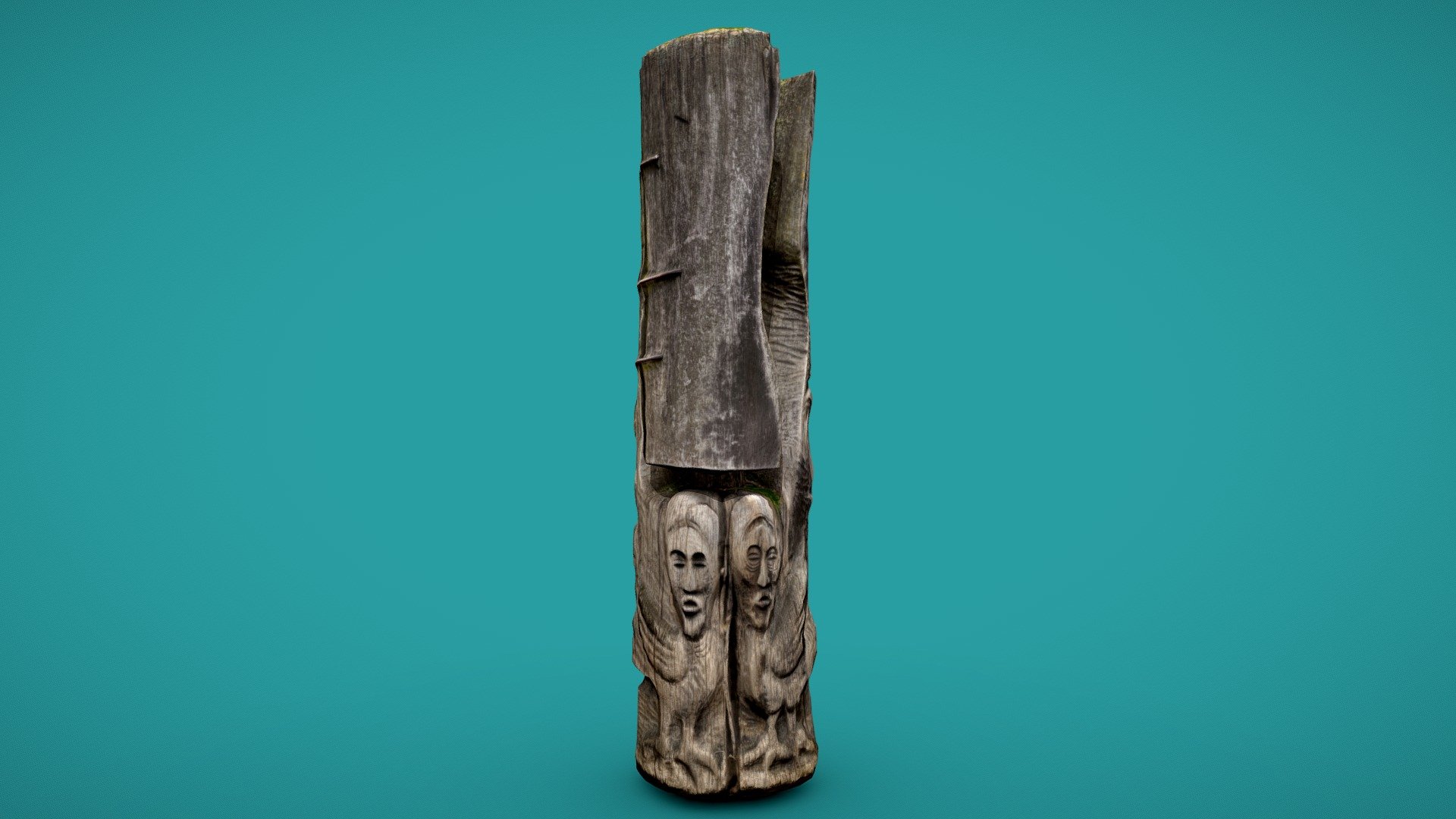 Wooden sculpture "Totem" - Download Free 3D model by Seweryn Stachula ...