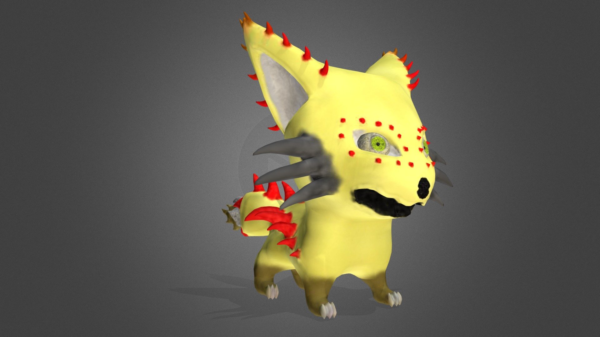 Lightning Kitsune - 3D model by Tom 3D Stuff and Things (@tcorreia60 ...