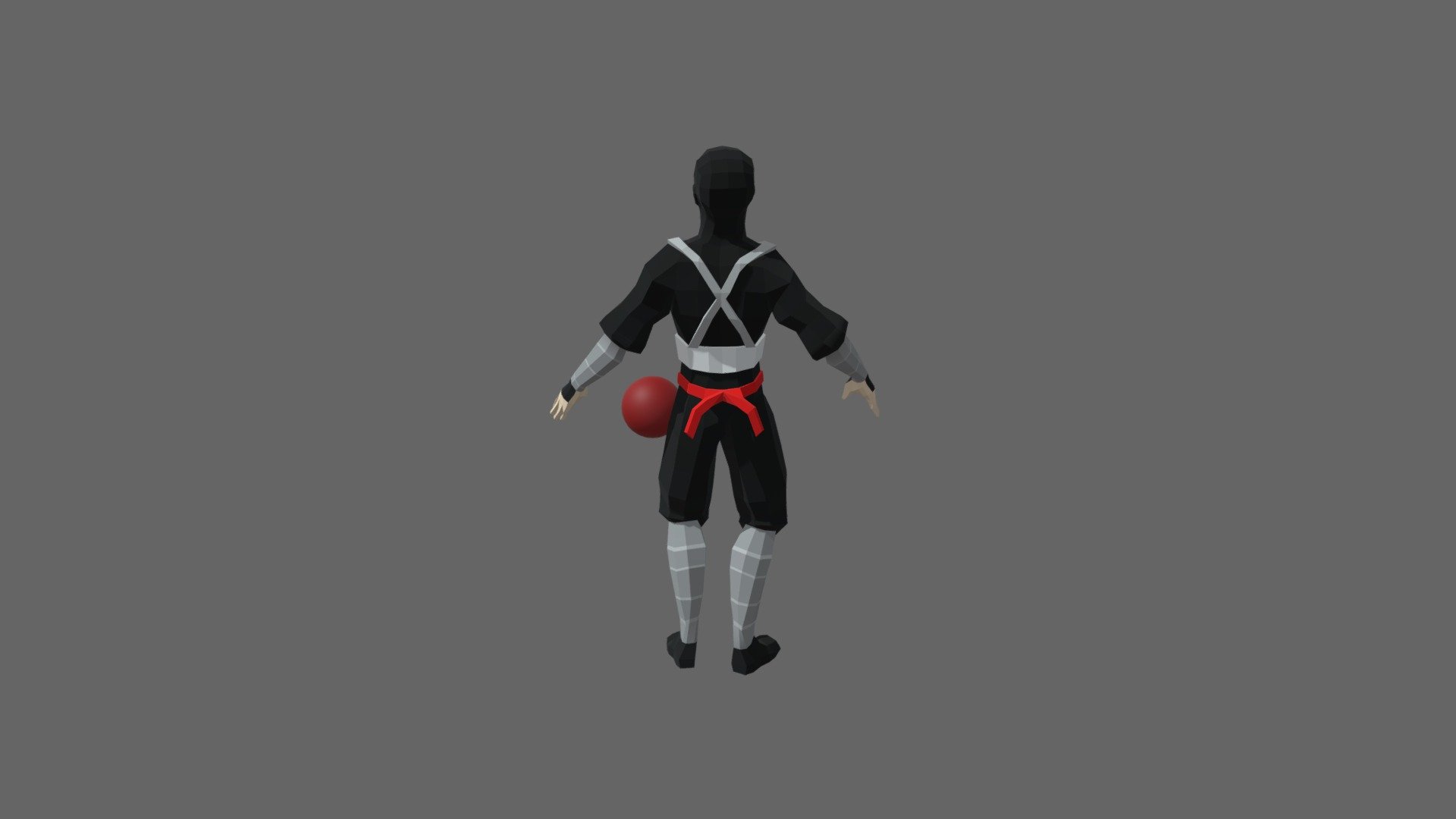 Ninja playing volleyball - 3D model by KodosAPB [2cda444] - Sketchfab