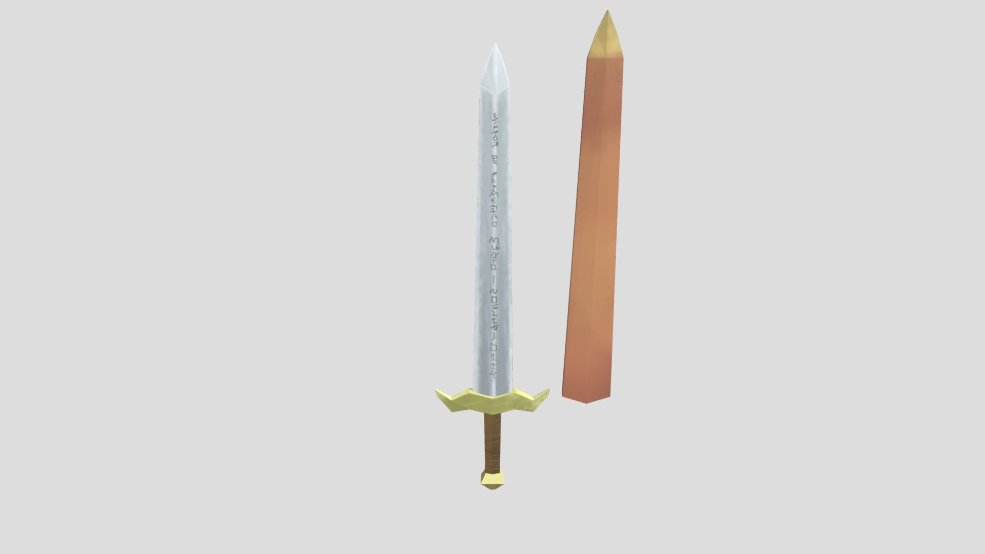 First Sword - Primeira Espada - 3D model by Nilson Melo (@nilsonmelo ...