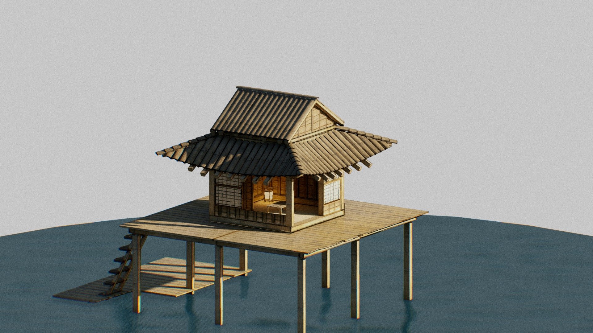 Japanese Tea House - Buy Royalty Free 3D model by vslite [2cdb414 ...