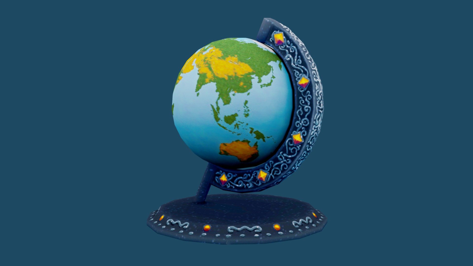 Weekly Challenge (12) Planet Earth - Download Free 3D model by 21some ...