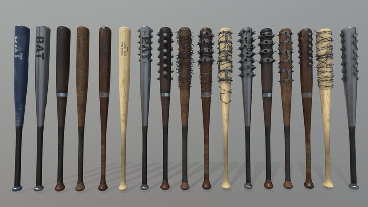 Baseball-bat 3D models - Sketchfab