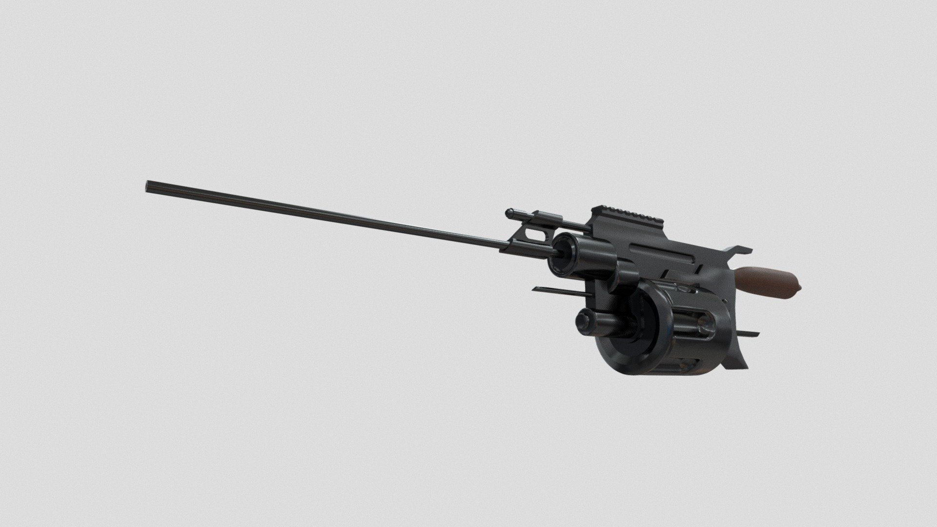 Absinthe's Revolver - Arknights - Download Free 3D model by lemonjoos ...