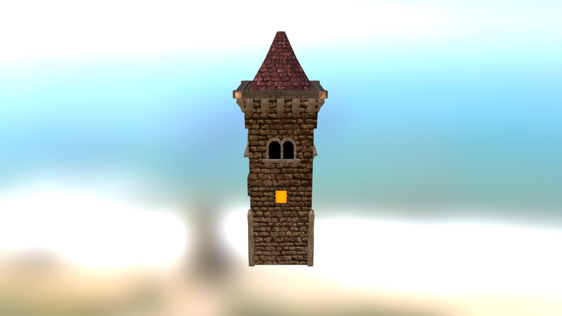 Church Tower - 3D model by schmidde78 [2cdf8af] - Sketchfab