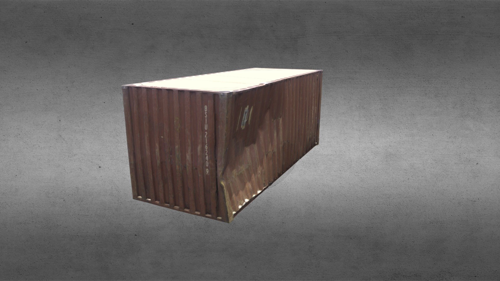 Damaged container - 3D model by chunakov [2ce094c] - Sketchfab