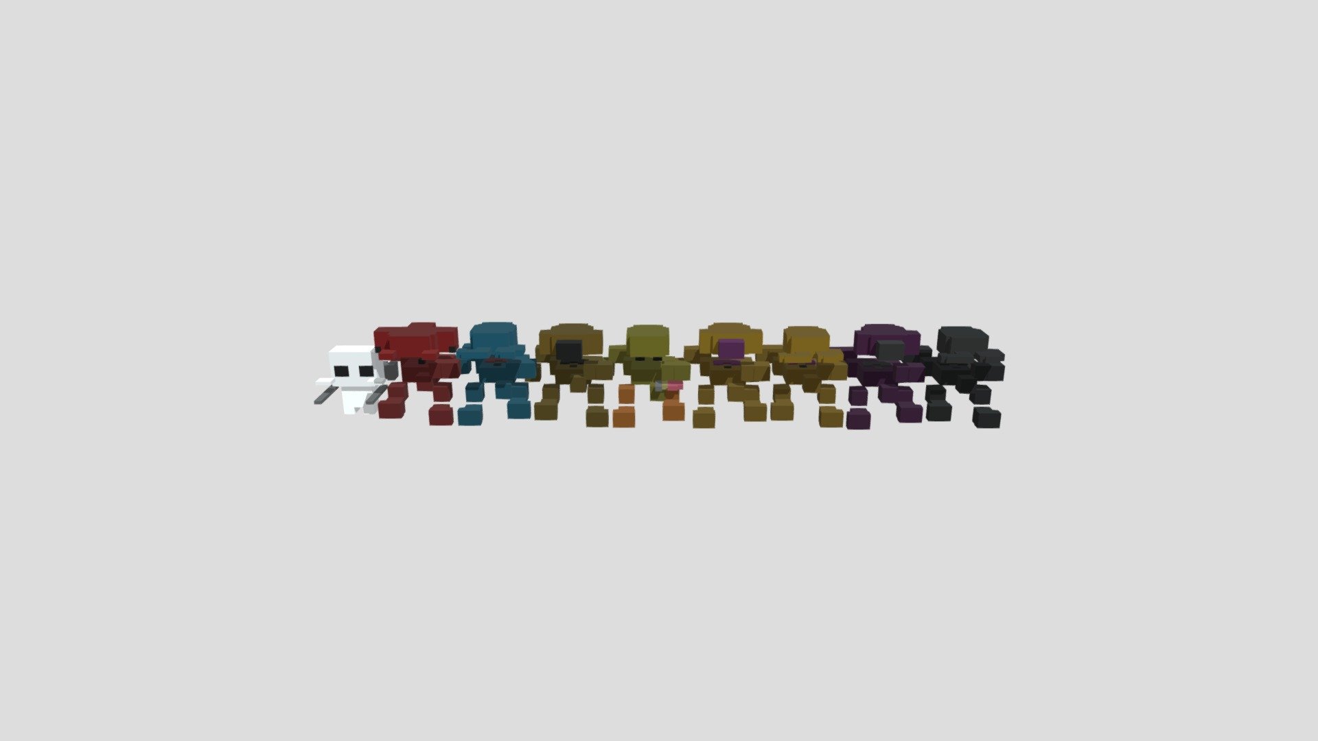 2d Fnaf Arcade Characters - Download Free 3D model by Goober (@Irjddjd ...