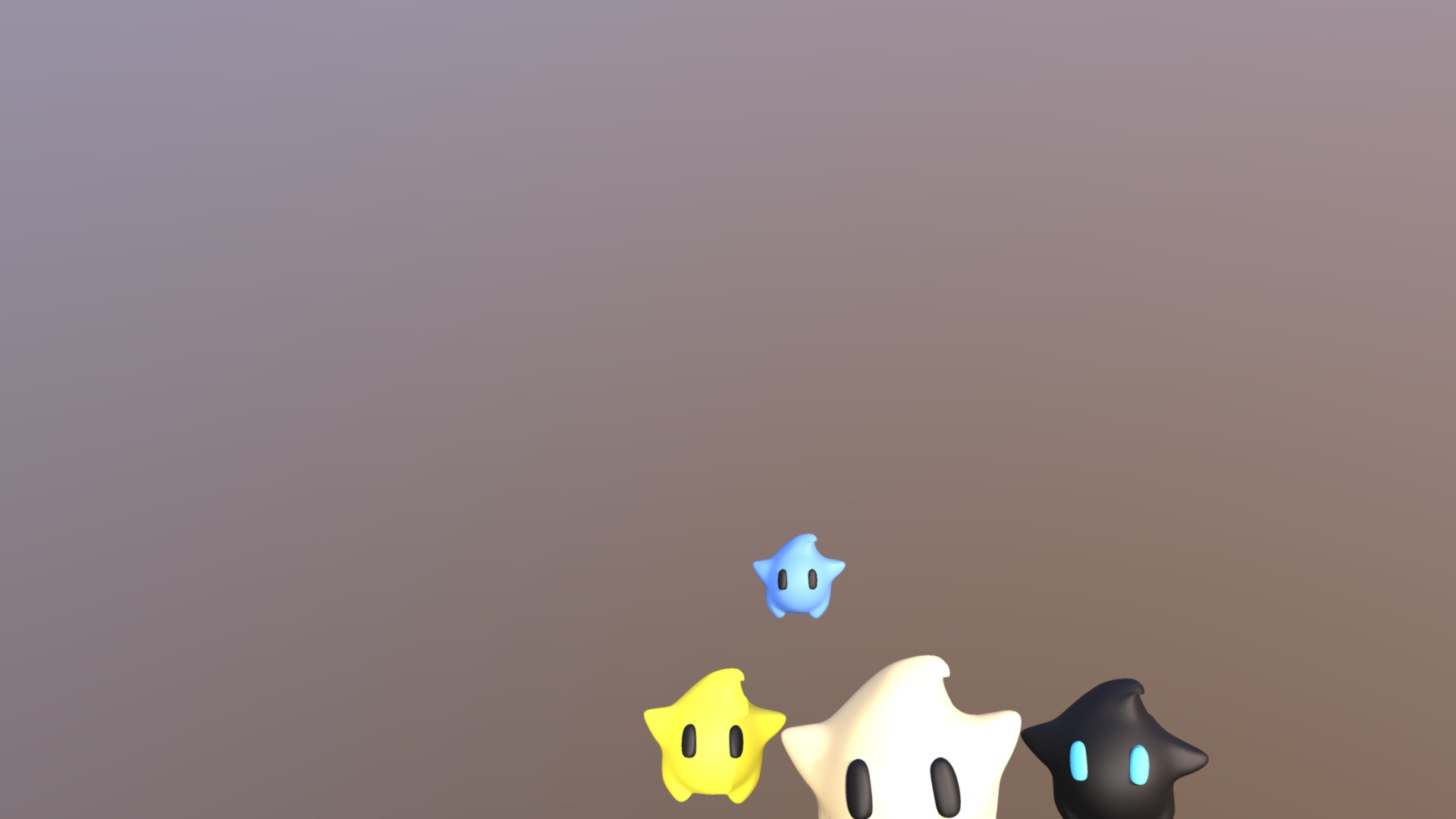 Group of Lumas (Super Mario Galaxy) - 3D model by Wallgraphs [2ce1a7c ...