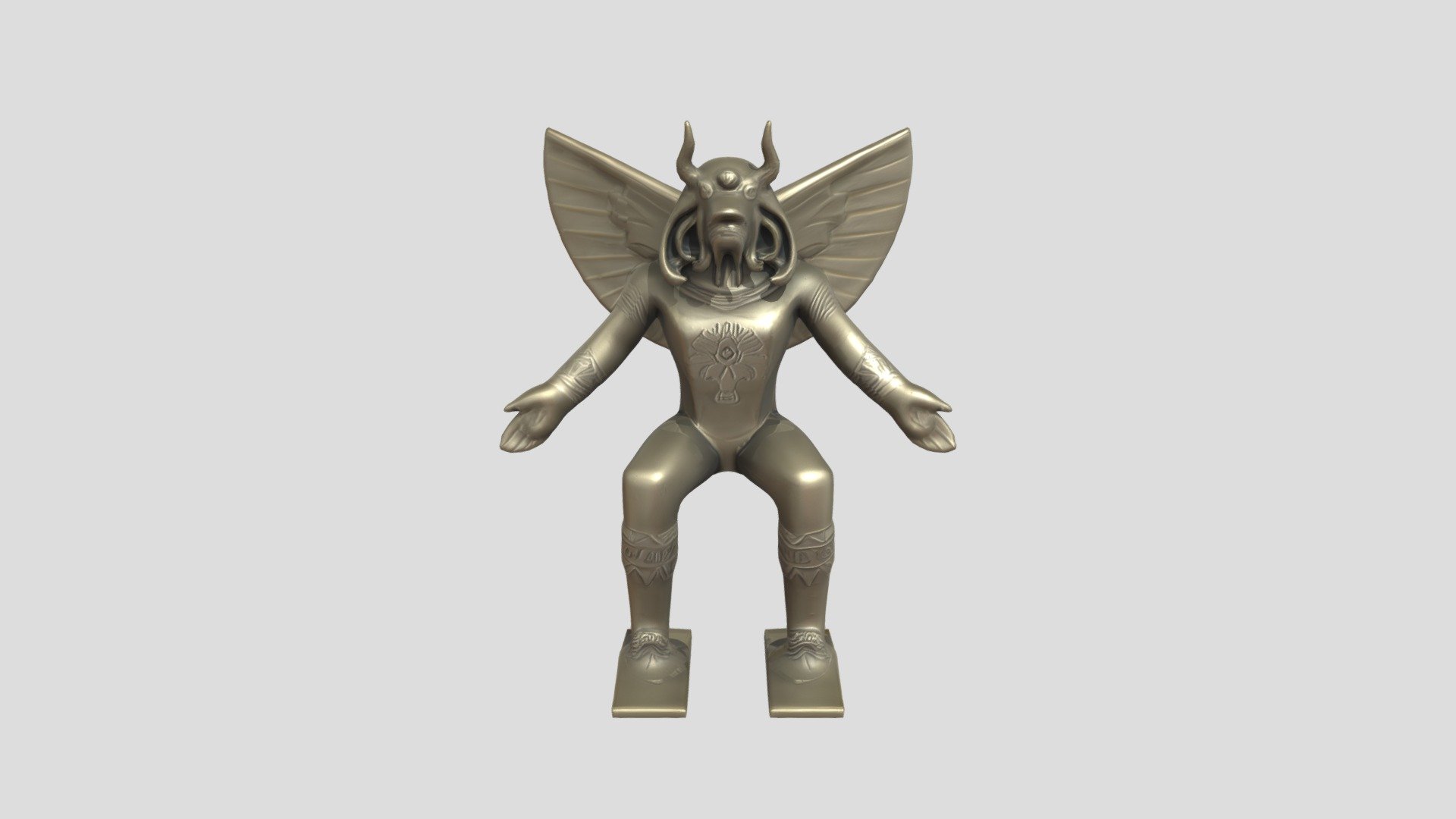Moloch Statue - 3D model by Giangero Studio (@GiangeroStudios) [2ce33a3 ...