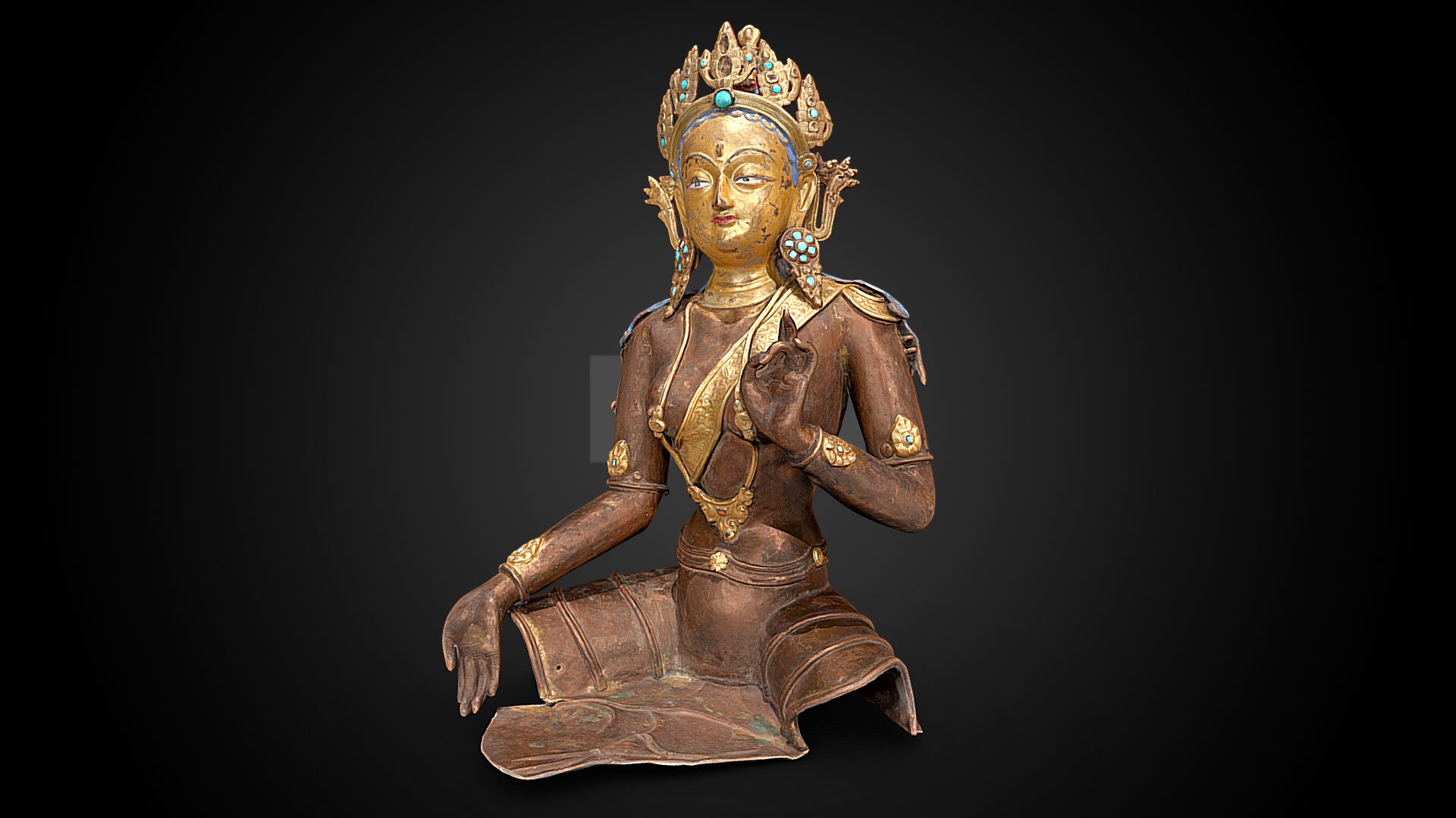 Green Tara, 14th-15th C CE - Download Free 3D model by Minneapolis ...