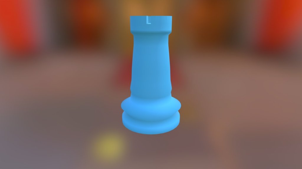 Rook chess piece - 3D model by nora (@norav) [2ce3964] - Sketchfab