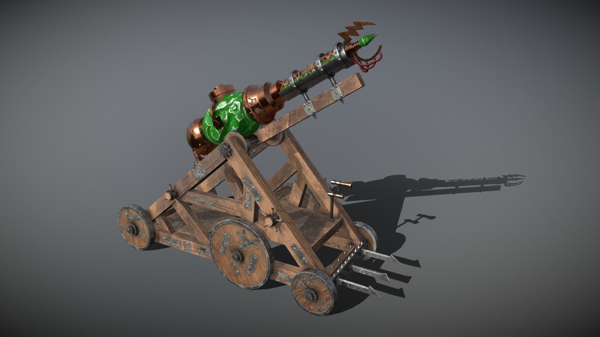 Warp Lightning Cannon - 3D model by Lawadennis [2ce3d80] - Sketchfab