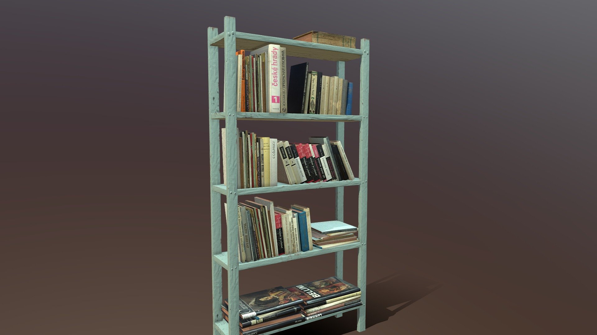 Book Shelf - Download Free 3D model by lil_bentley [2ce4466] - Sketchfab