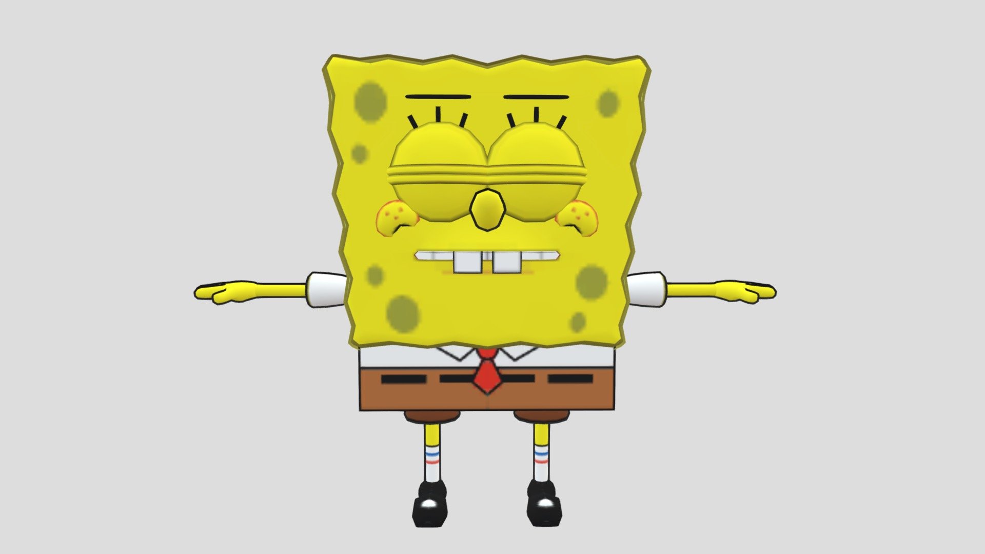 The Spongy Construction Project - SpongeBob - Download Free 3D model by ...