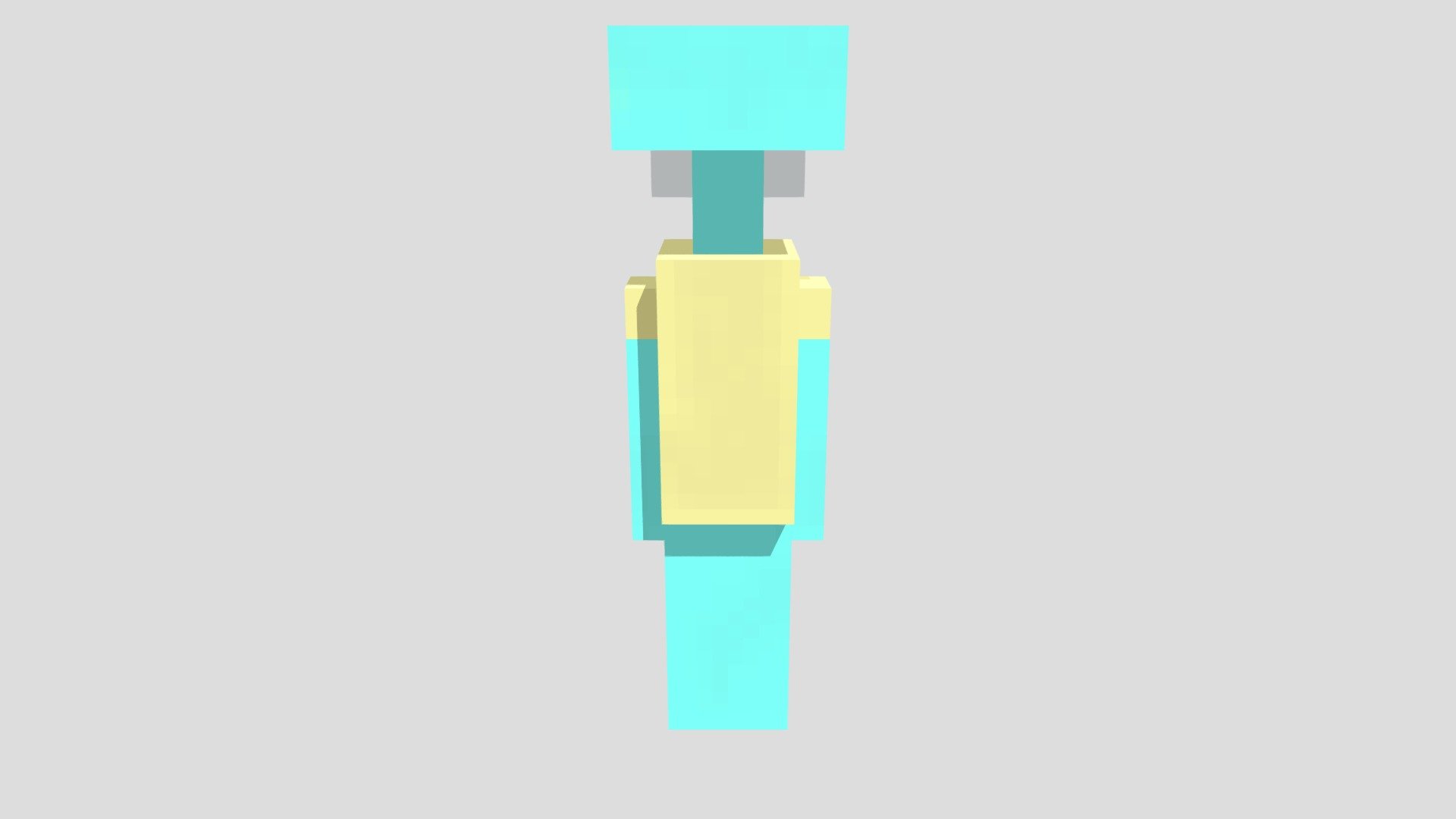 Minecraft Squidward - 3D model by Benbobobbins [2ce5b68] - Sketchfab