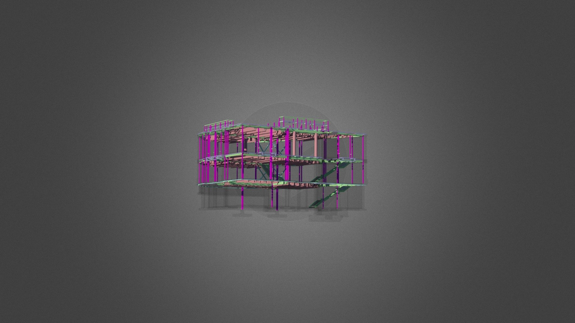 Totem Office Building - 3D model by Interwest [2ce770e] - Sketchfab