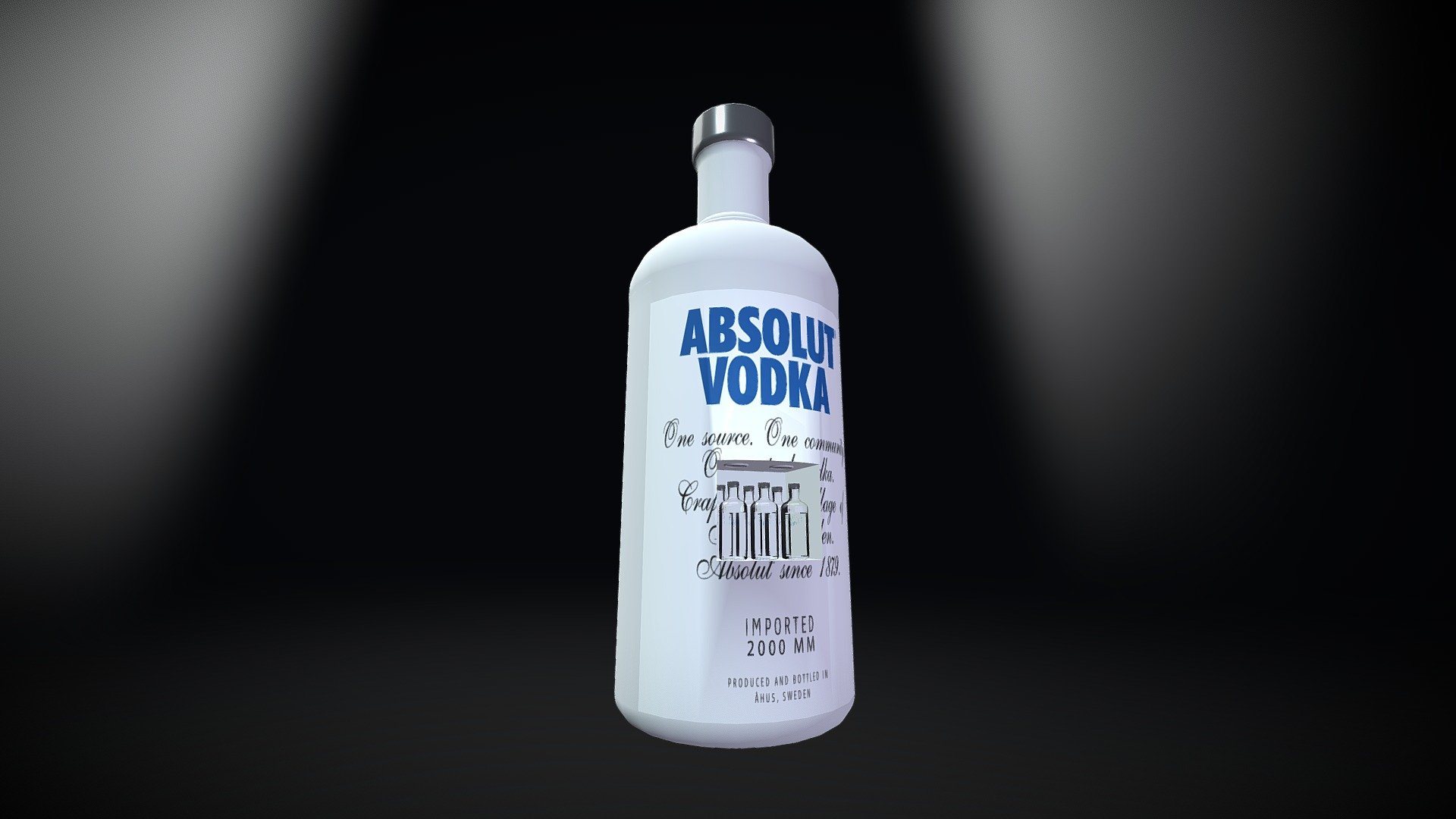 Vodka - 3D model by trackone [2ce792d] - Sketchfab